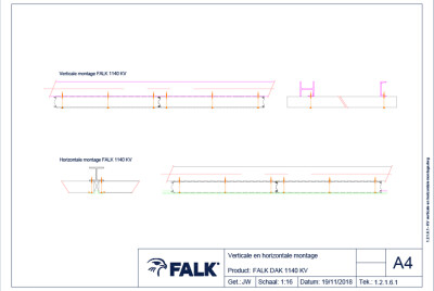 FALK 1140 KV | Hét sandwichpaneel voor koelcellen | FALK®